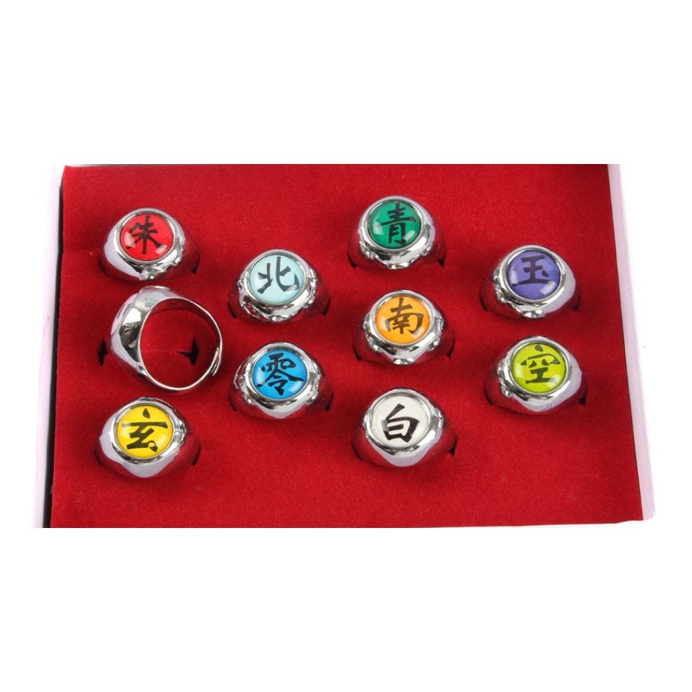 NARUTO AKATSUKI MEMBERS RINGS – The World Of Nerds