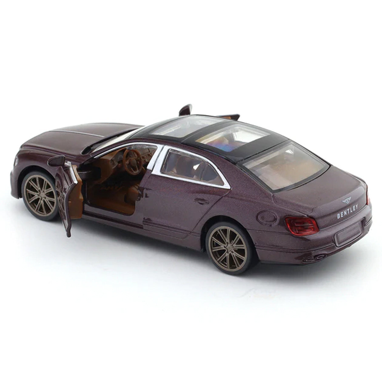 Bentley Flying Spur Hybrid Brown – MSZ Die-Cast Model Car – The World ...