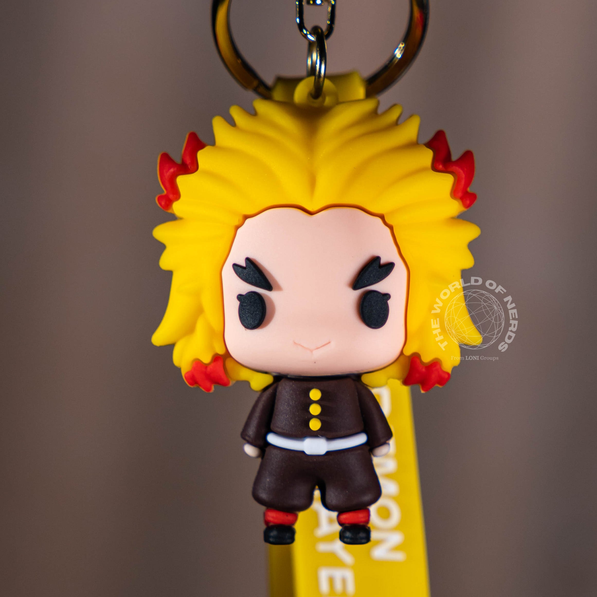 DEMON SLAYER KYOJURO RENGOKU KEYCHAIN – The World Of Nerds