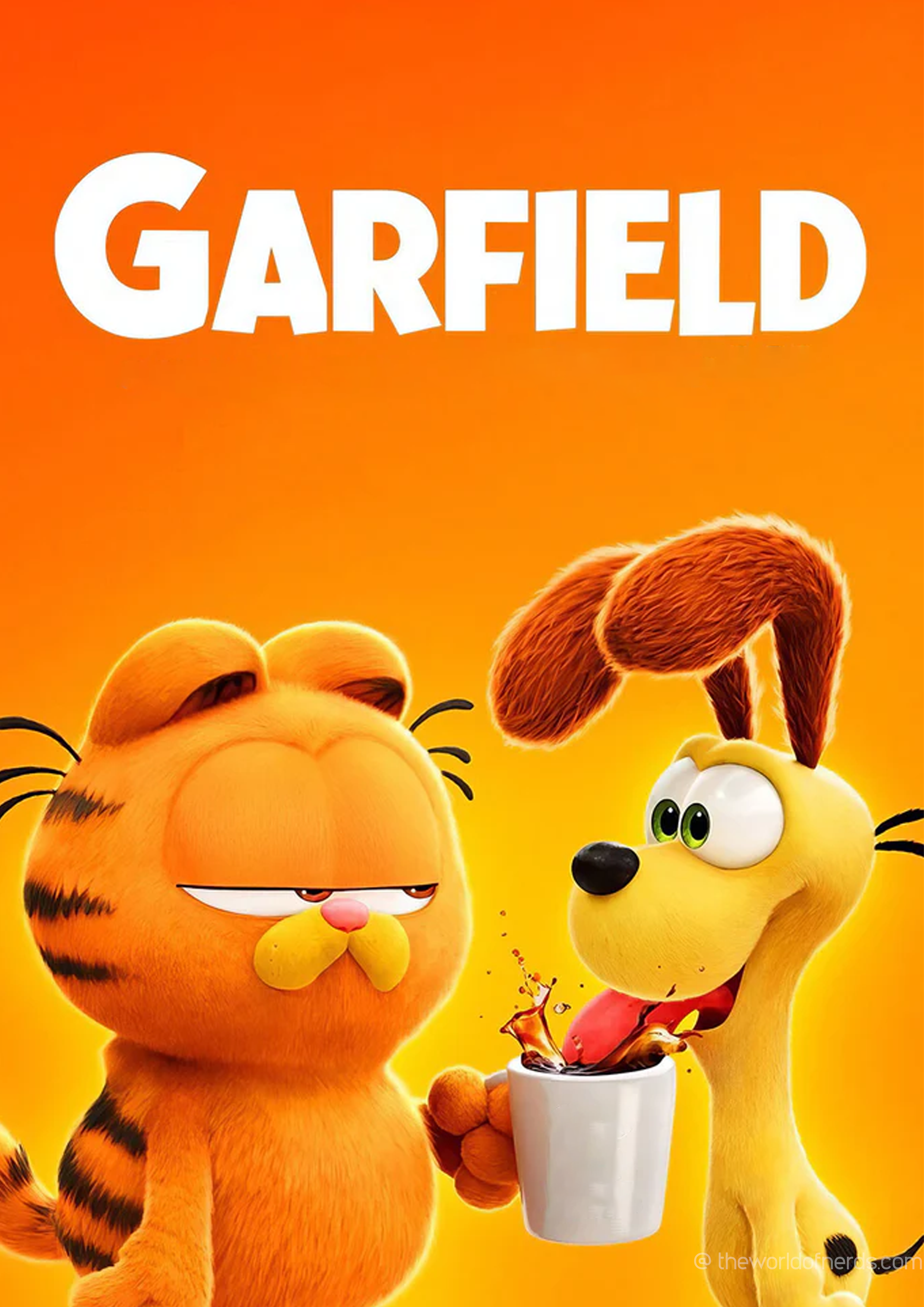 Garfield Movie Poster A3+ Size - The World Of Nerds