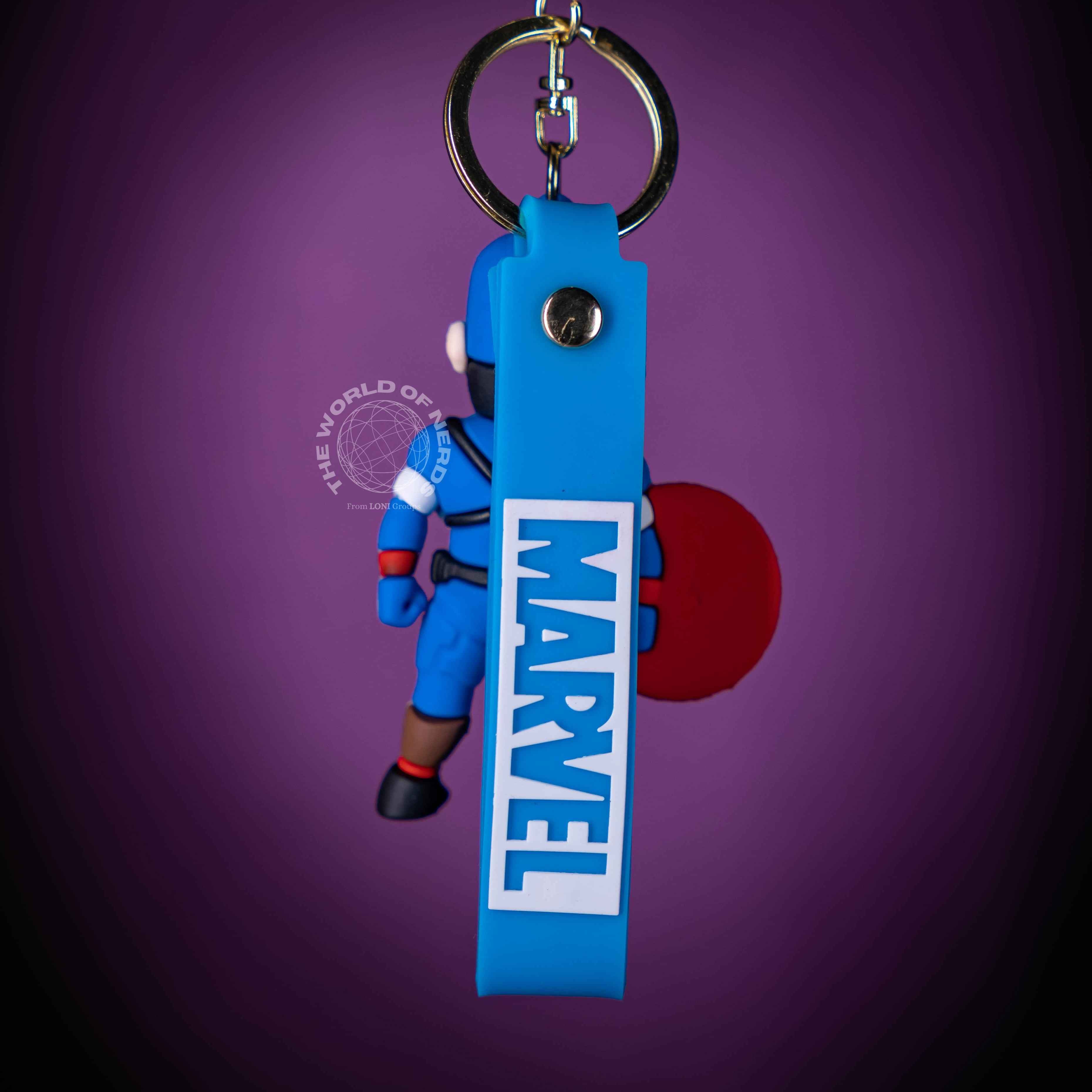 CAPTAIN AMERICA KEYCHAIN – The World Of Nerds