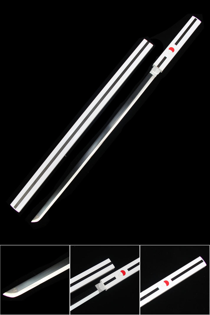 Sasuke’s Kusanagi White Wooden Katana – The World Of Nerds